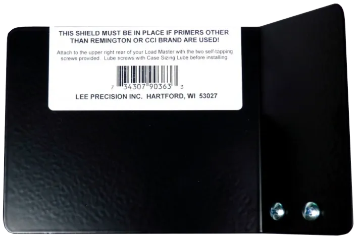 LEE EXPLOSION SHIELD FÜR LOADMASTER Sicherheitsblech zum Zündhütchens…